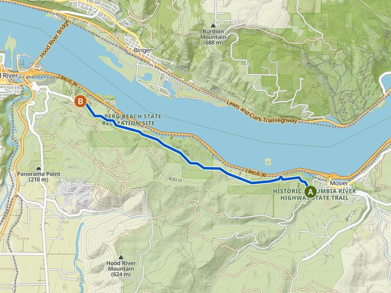 Historic Columbia River Highway State Trail | wycieczka piesza | Komoot